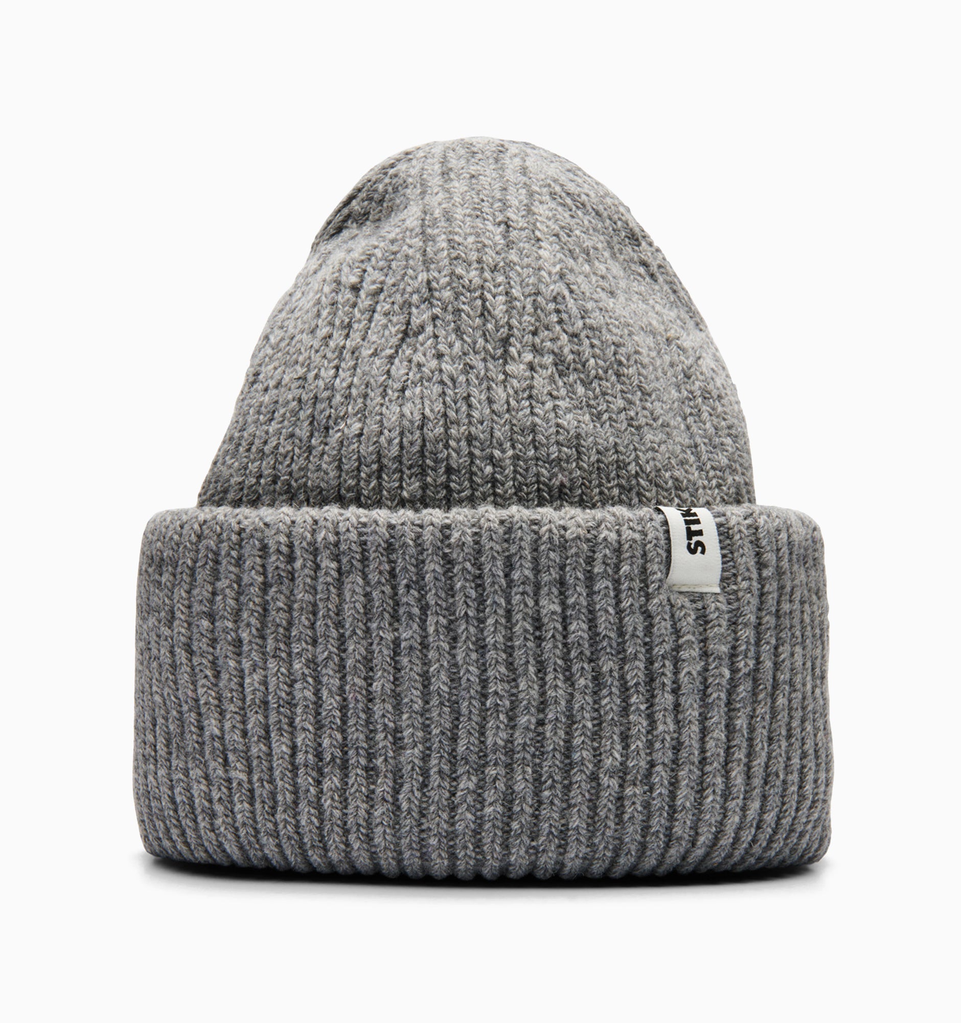 Stiksen Beanie 01 Rewool Grey (Hats) - Rushfaster Australia
